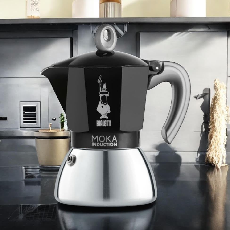 Cafeteira Bialetti Moka Induction Preta 6 Xic 40 ml Original Importado Bialetti Italia - Speed ...