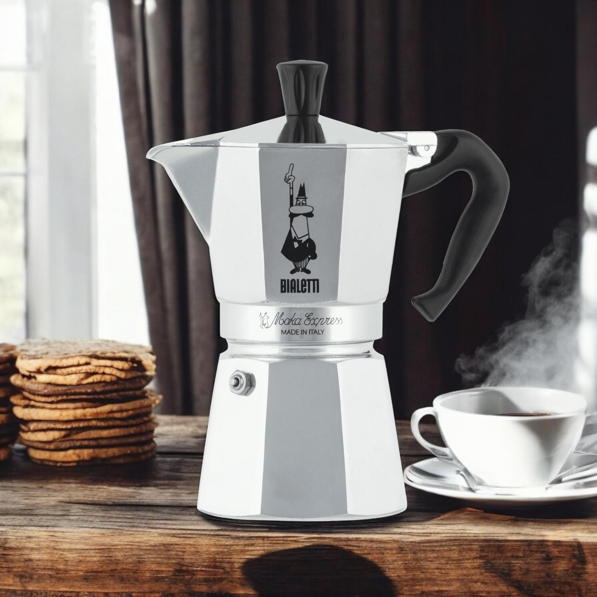 Cafeteira Bialetti Nuova Moka Express 18 Xic 40ml Original Importado ...