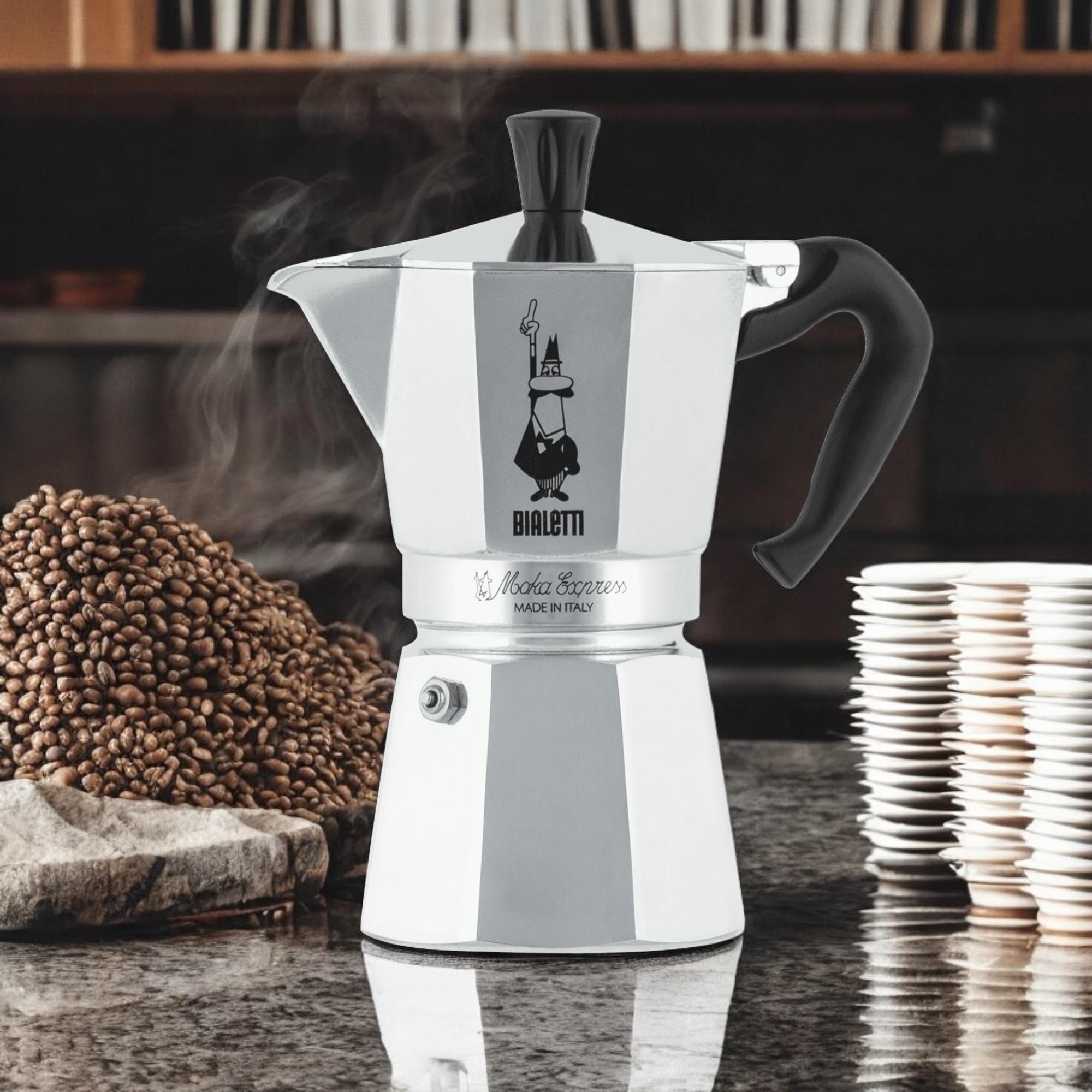 Cafeteira Bialetti Nuova Moka Express 18 Xic 40ml Original Importado ...