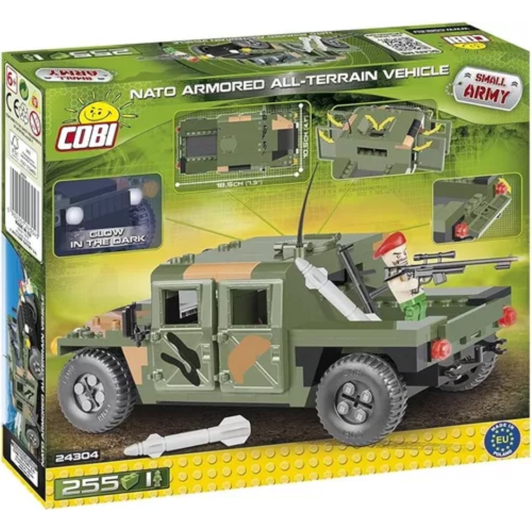 Miniatura Jeep Nato Armored Cobi Blocos De Montagem - 1/24 - AutoMOTIVO ...