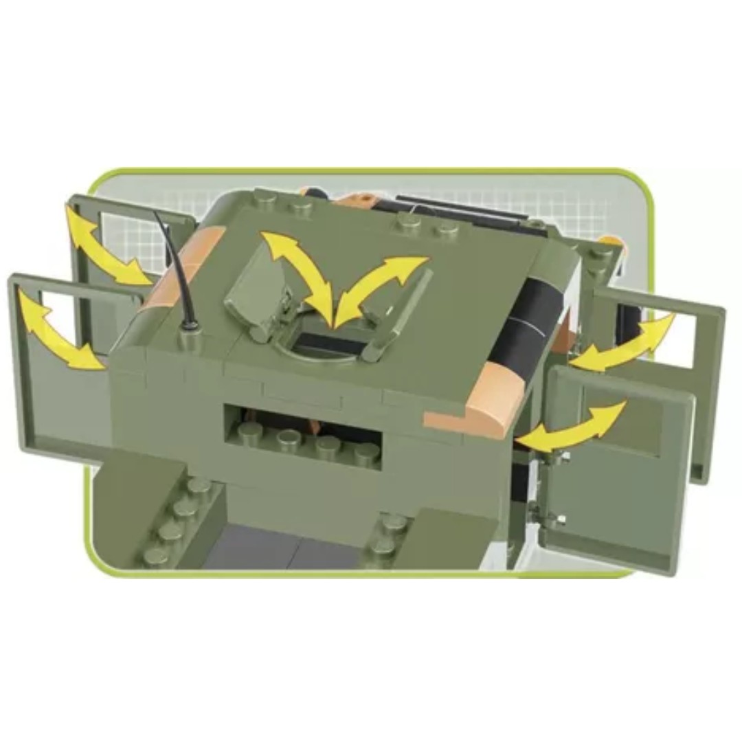 Miniatura Jeep Nato Armored Cobi Blocos De Montagem - 1/24 - AutoMOTIVO ...