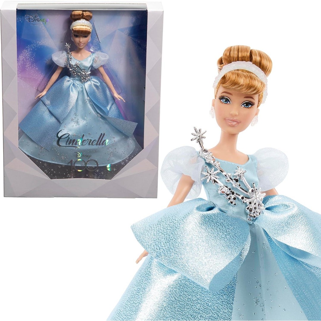 Boneca Cinderela 100 anso Disney - AutoMOTIVO Store