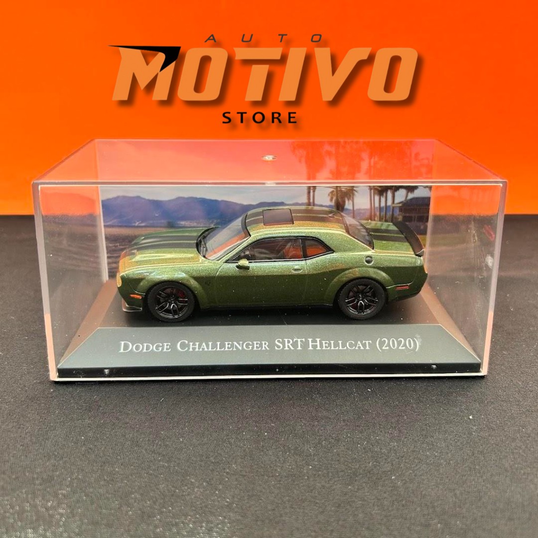 Miniatura carro Dodge Challenger STR Hellcat (2020) 1/43 - AutoMOTIVO Store