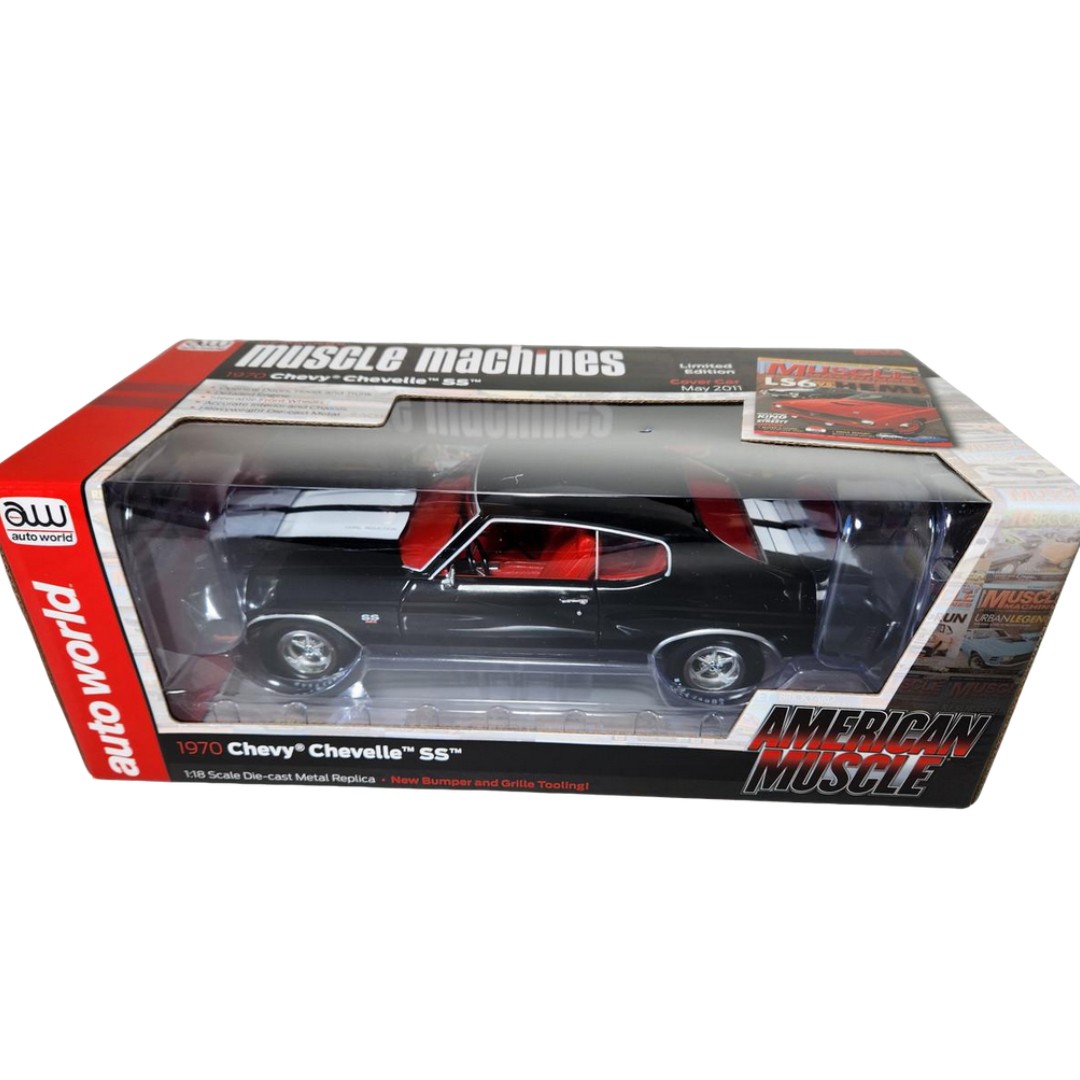 Chevrolet Chevelle Ss 1970 Muscle Machines 1/18 Autoworld - AutoMOTIVO ...