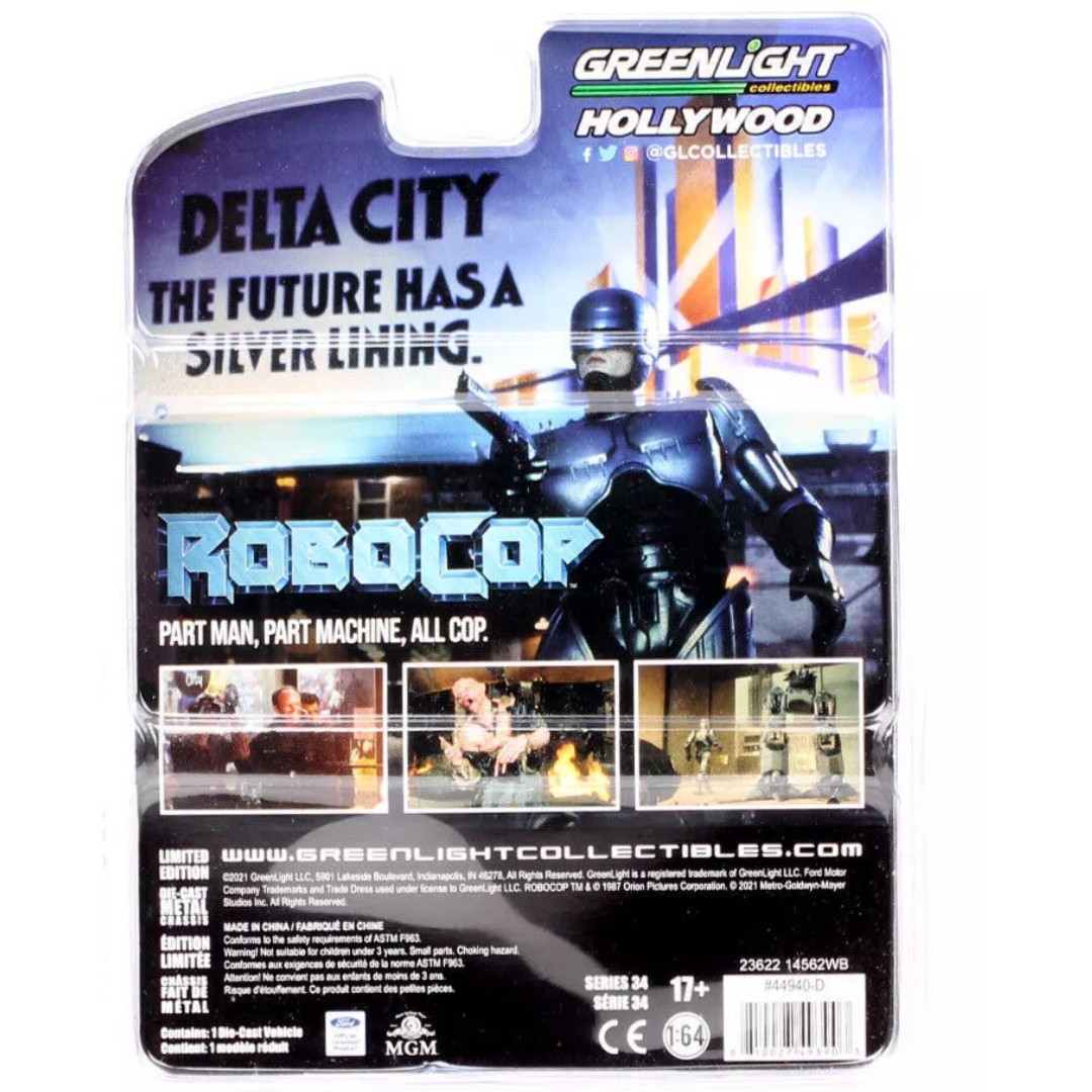 Miniatura carro Ford Taurus LX 1986 Robocop 1/64 - AutoMOTIVO Store