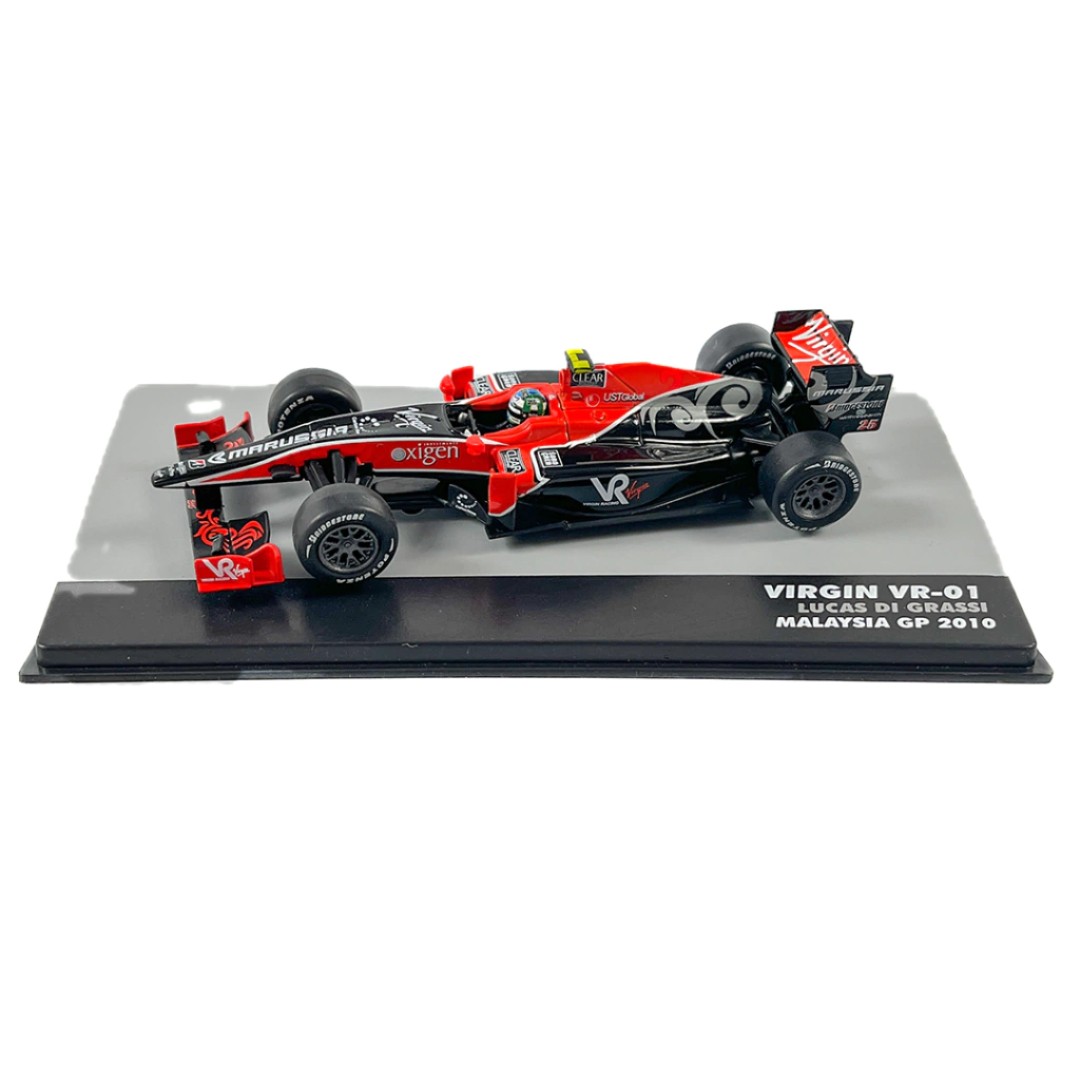 Miniatura Formula 1 Lucas di Grassi Virgin VR-01 - 1/43 - AutoMOTIVO Store