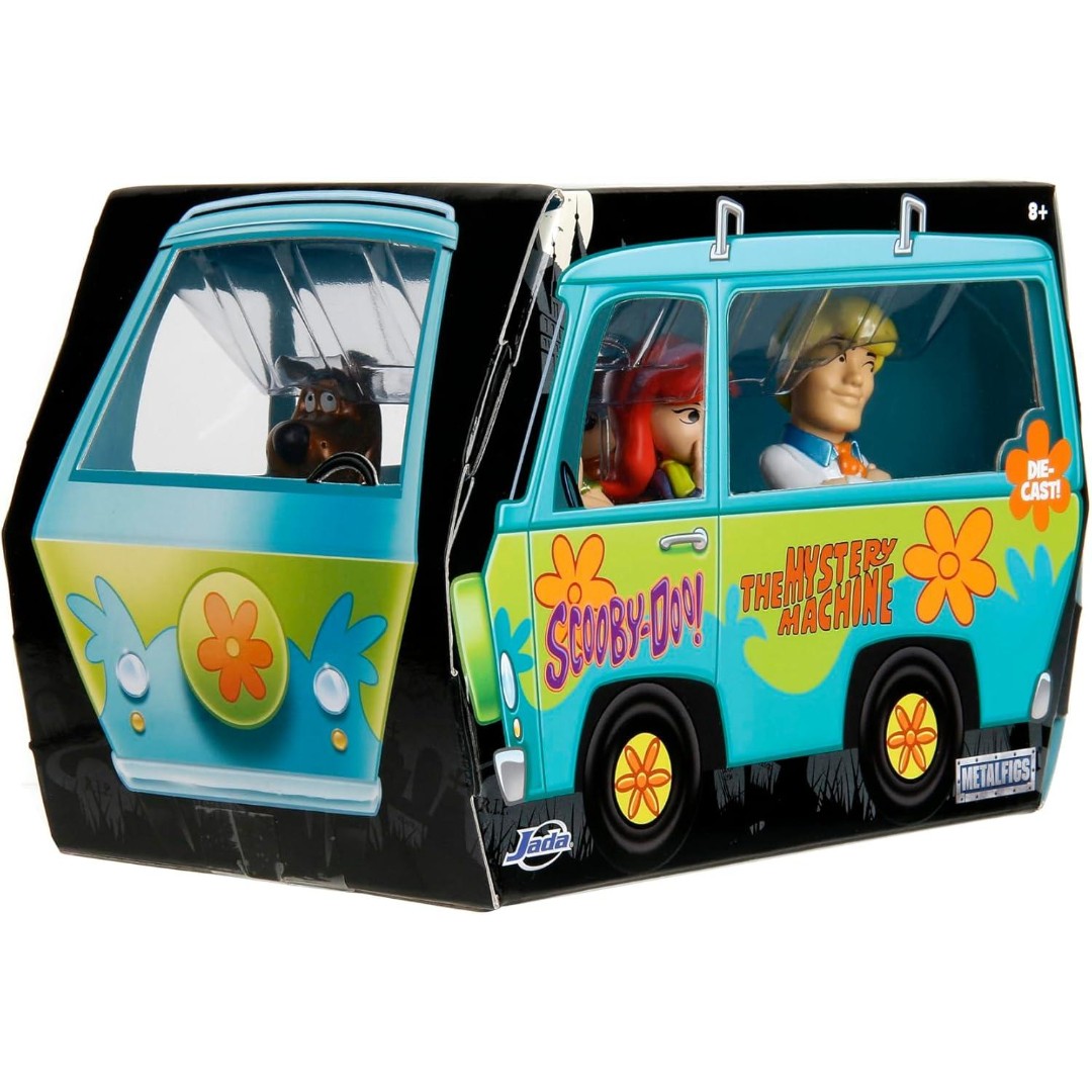 Conjunto Bonecos Scooby-Doo Mystery machine die-cast - AutoMOTIVO Store