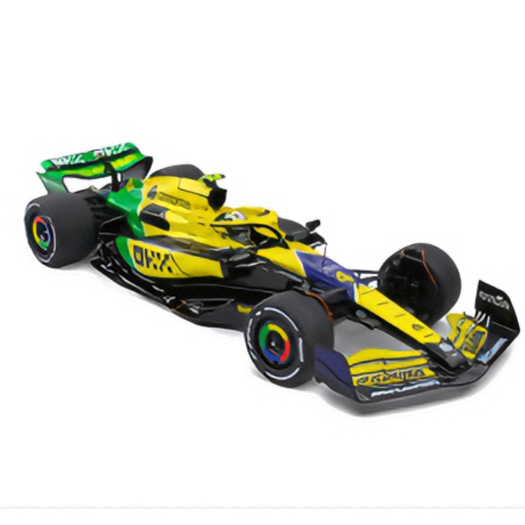 Miniatura Formula 1 McLaren MCL38 monaco GP 2024 - 1/18 - AutoMOTIVO Store