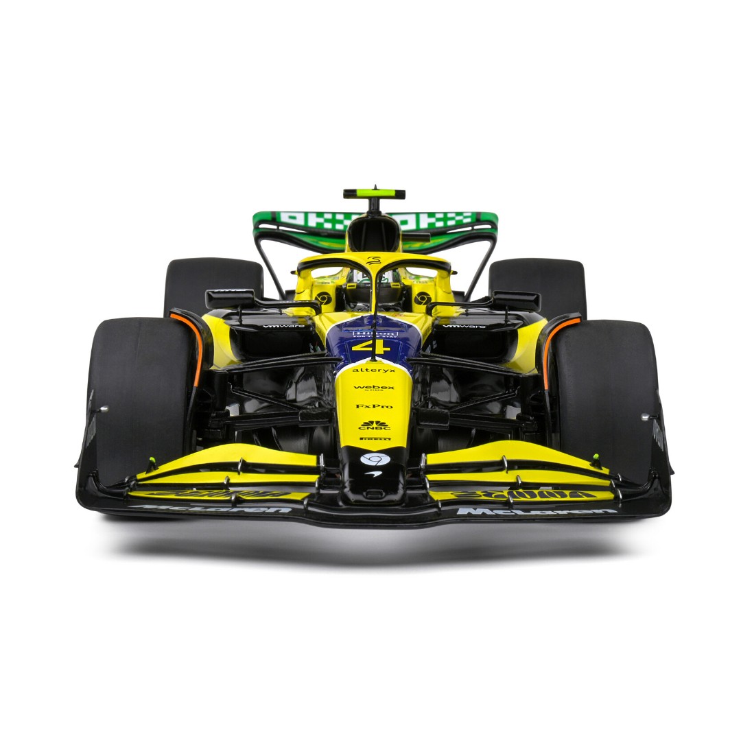 Miniatura Formula 1 McLaren MCL38 monaco GP 2024 - 1/18 - AutoMOTIVO Store