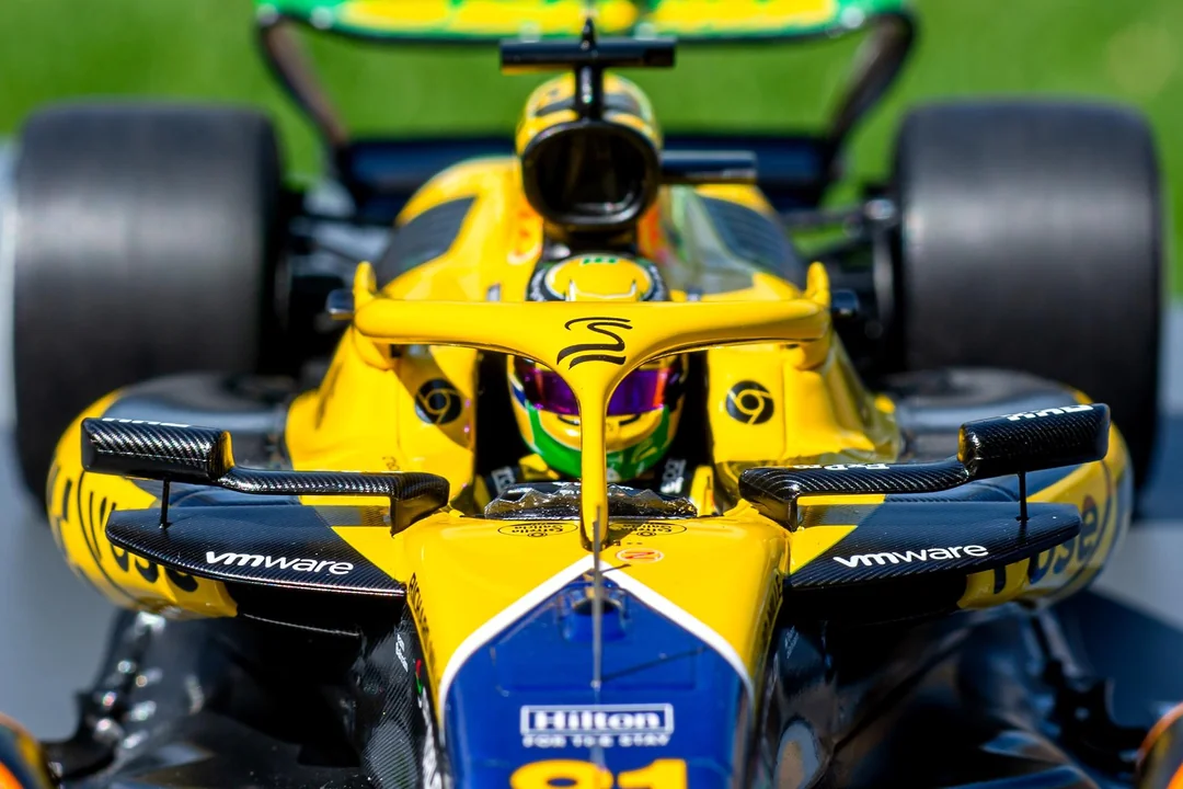 Miniatura Formula 1 O.Piastri MCL38 Senna ED Monaco GP 1/18 ...