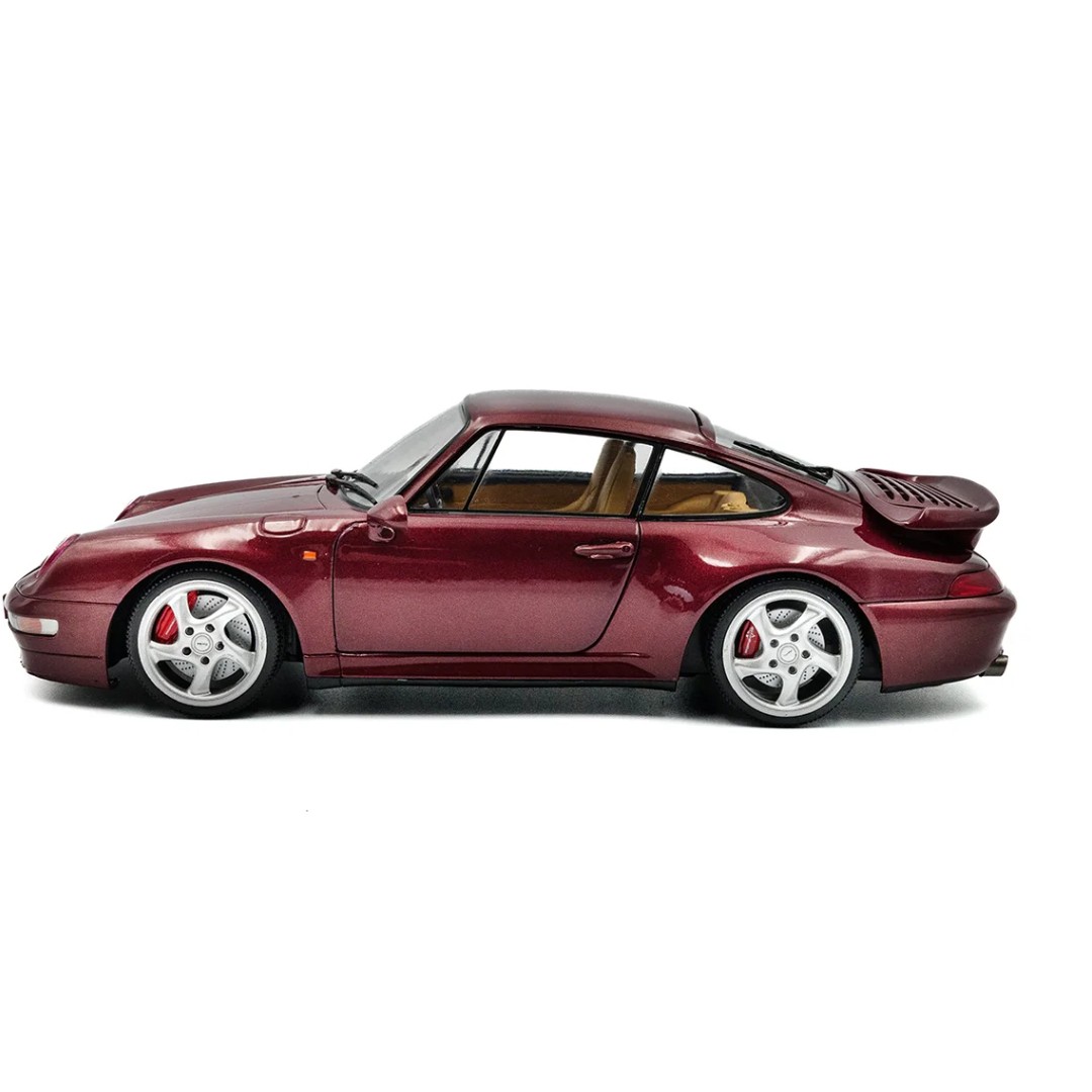 Miniatura carro Porsche 911 (993) Turbo vinho 1/18 solido - AutoMOTIVO ...