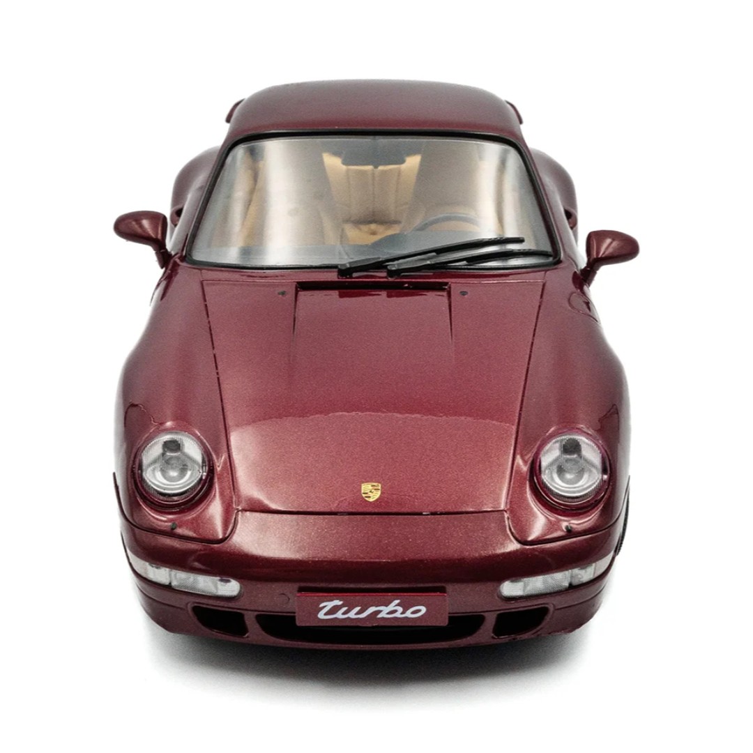 Miniatura carro Porsche 911 (993) Turbo vinho 1/18 solido - AutoMOTIVO ...