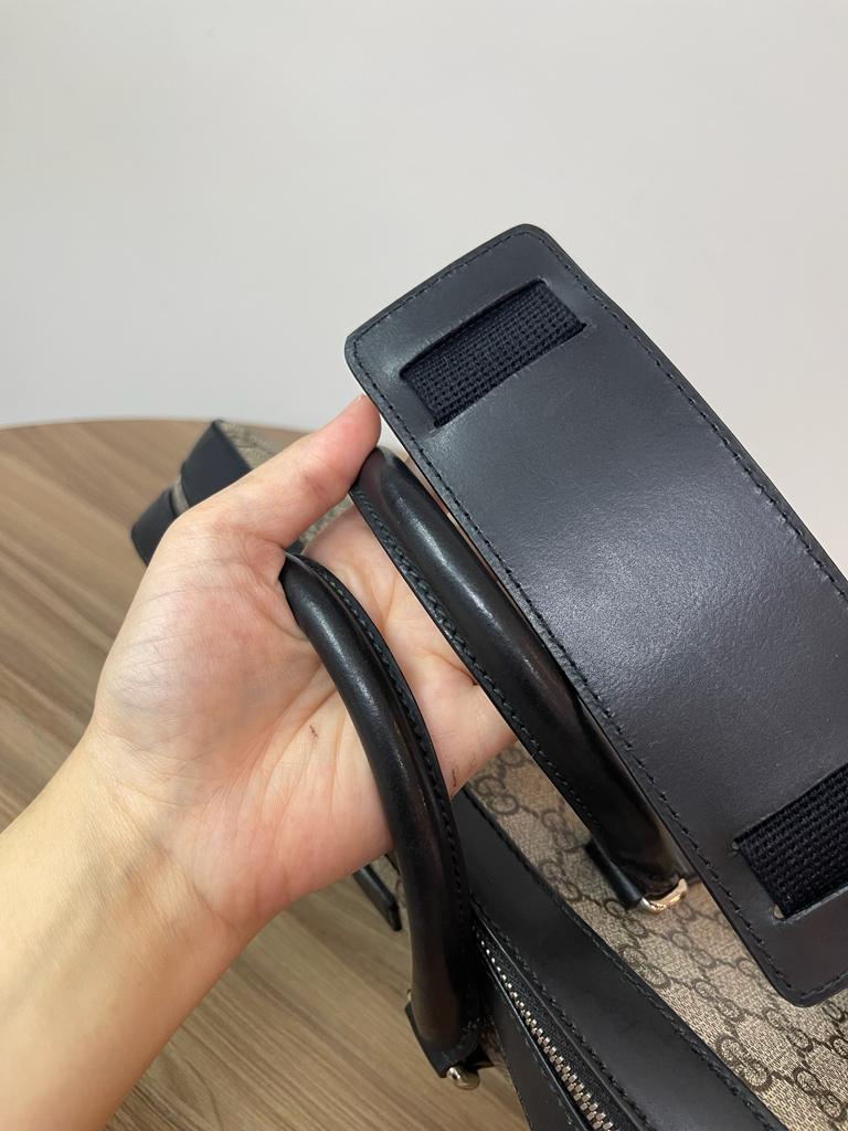 Pasta Gucci GG Supreme Unissex - Uma Vez Mais Brechó Boutique