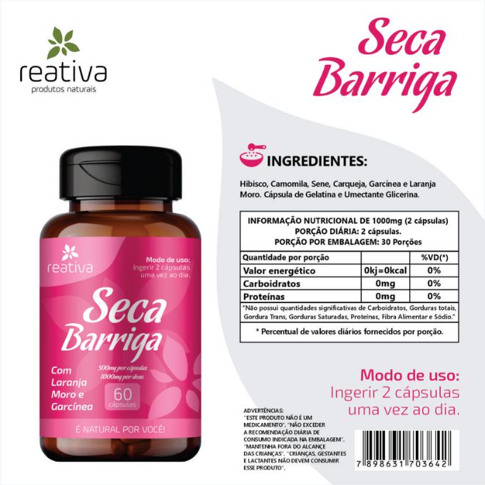 Seca Barriga Suplemento 100% natural e de alta performace Premium ...