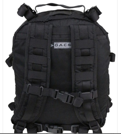 Mochila DACS Preta 35 litros - Loja Recrutas