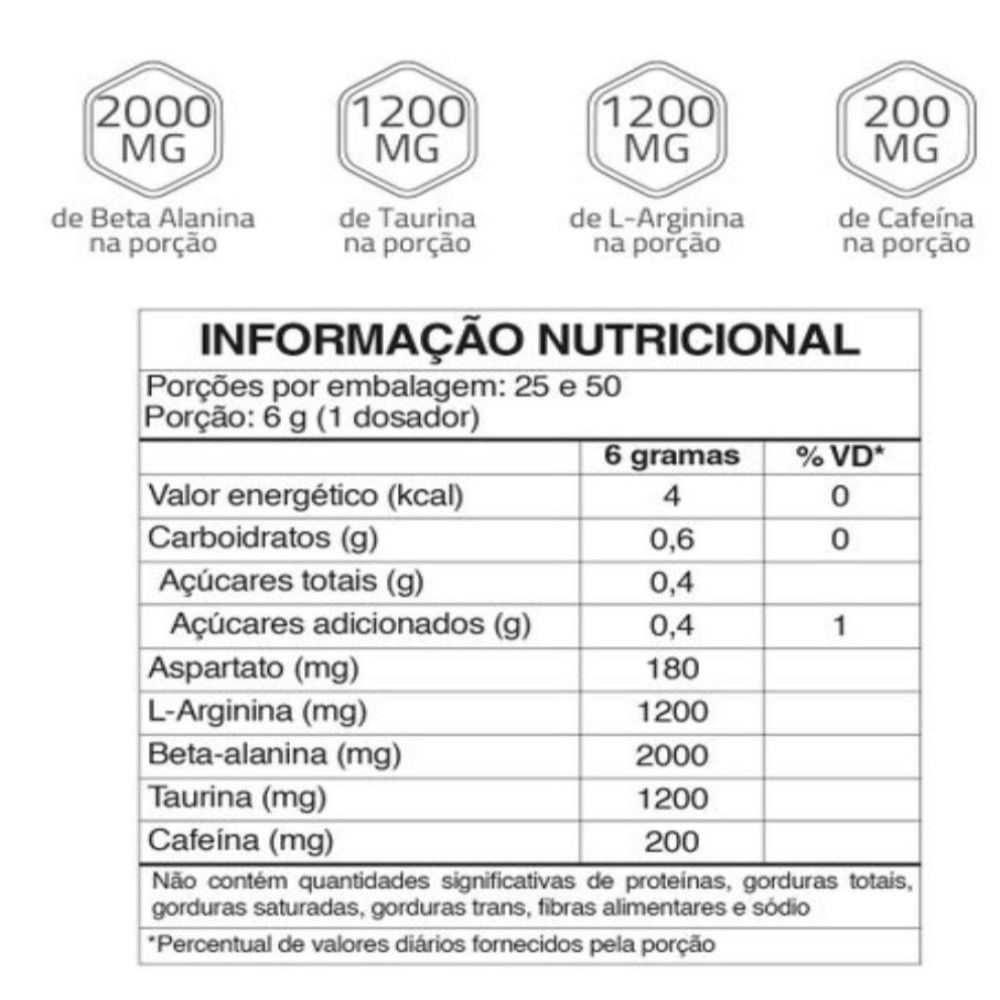 Pre Treino Furious Pre Workout Frutas Vermelhas 300g - Nutrends ...