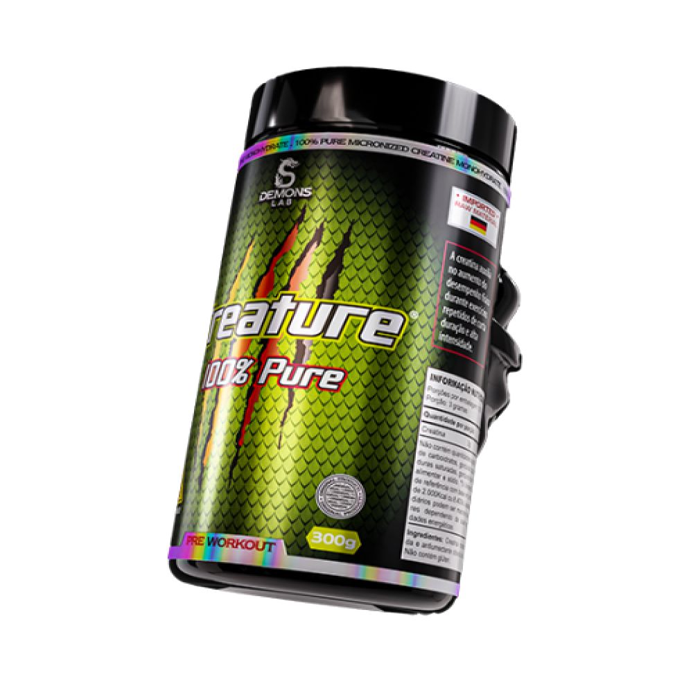 Creatina Creature 100% Pure 300g - Demons Lab - Taurene Suplementos