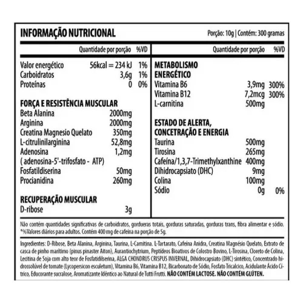 Pré Treino Crack Popping Candy 300g - Demons Lab - Taurene Suplementos