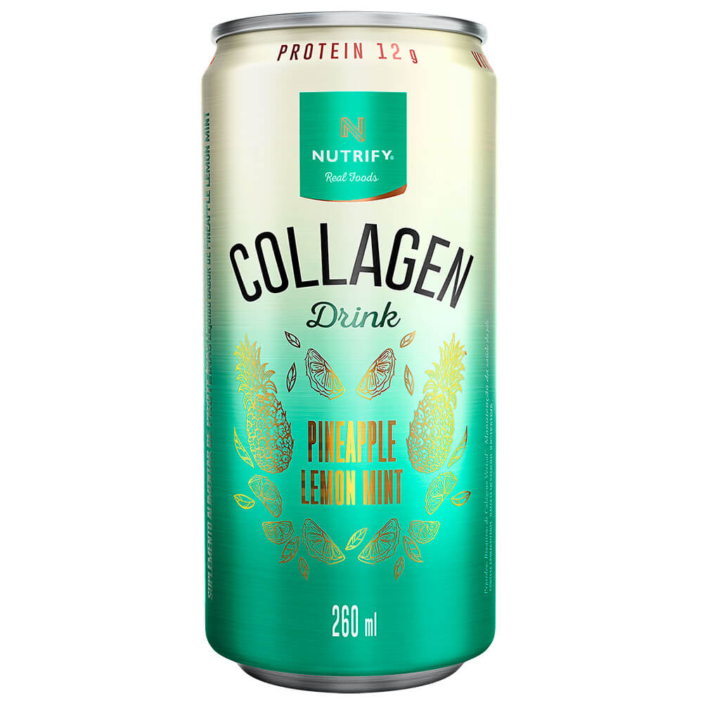 Collagen Drink Colageno Pineapple Lemon 6 Unid 269ml Nutrify - Taurene Suplementos