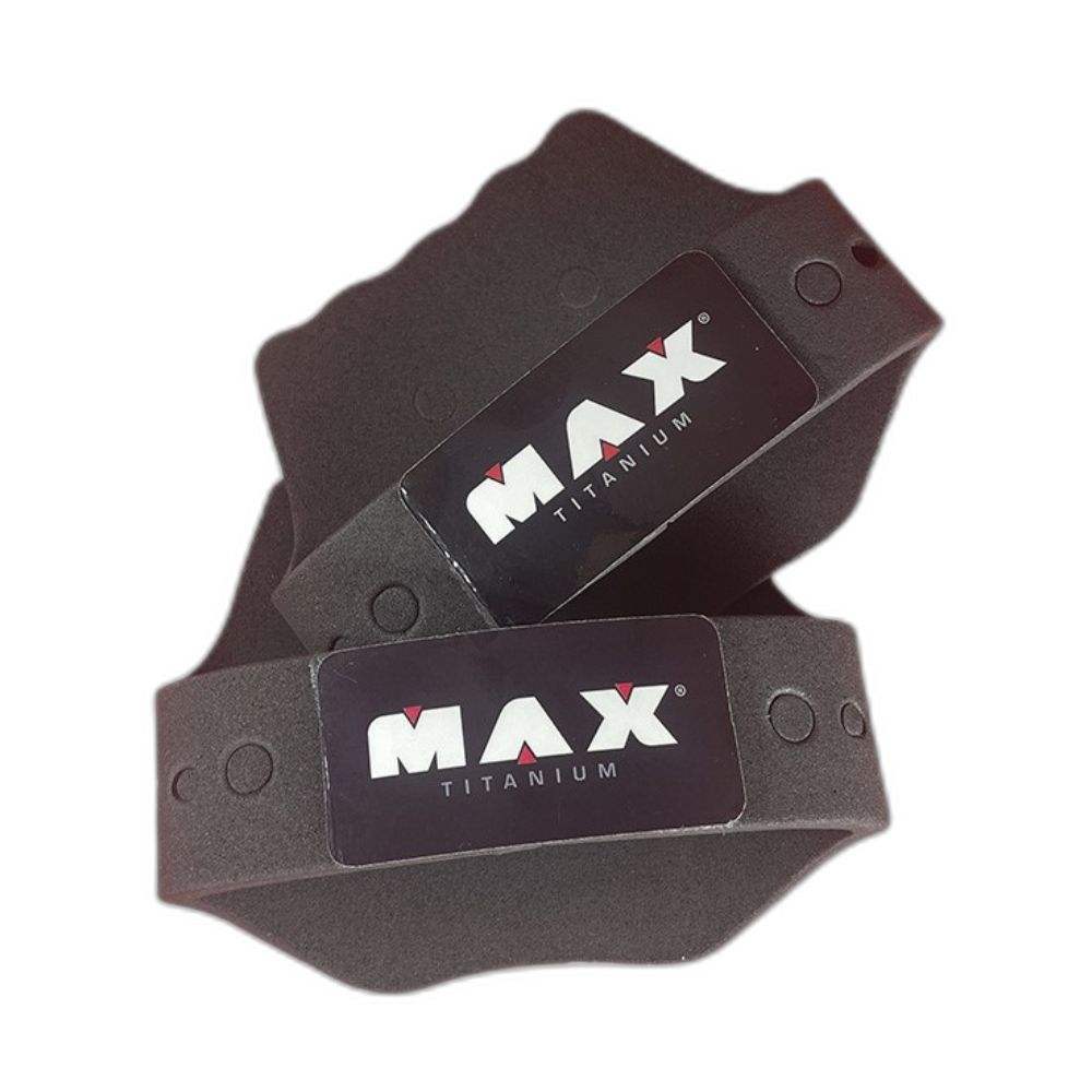 Luva Academia Treino Musculação Preto - Max Titanium - Taurene Suplementos