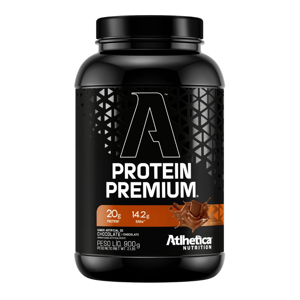 Proteina Premium Isolado Chocolate 900g - Atlhetica - Taurene Suplementos