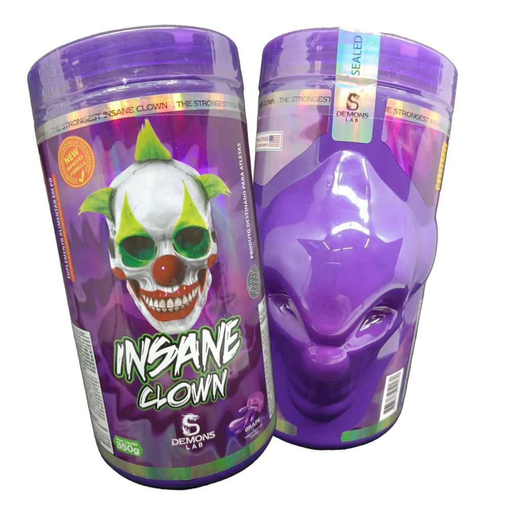 Pre Treino Insane Clown Grape 350g - Demons Lab - Taurene Suplementos