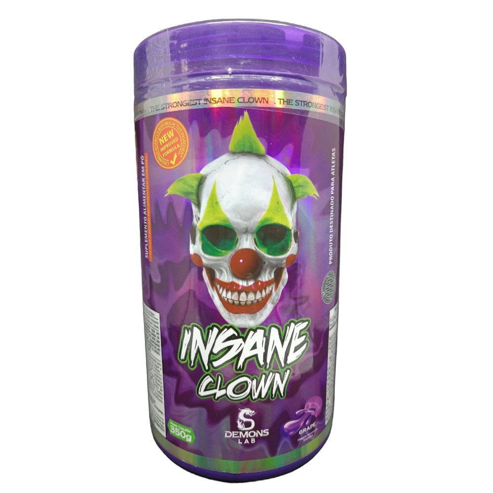 Pre Treino Insane Clown Grape 350g - Demons Lab - Taurene Suplementos