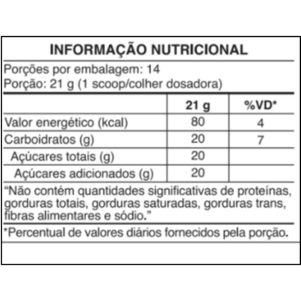 Palatinose em Po Isomaltulose 300g - Ocean Drop - Taurene Suplementos