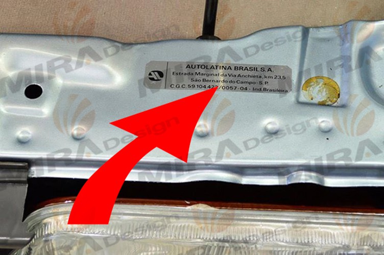 Adesivo AUTOLATINA BRASIL - SÃO BERNARDO DO CAMPO p/ Cofre - Mira ...