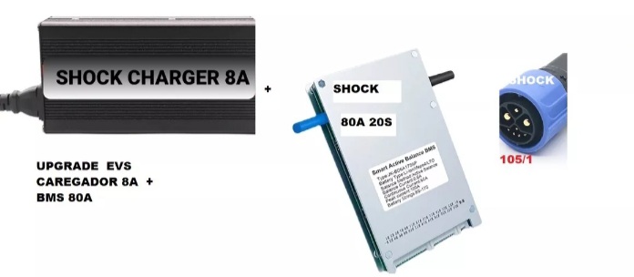 Carregador Bateria Voltz Evs E Bms Kit Upgrade Destravar - Shock ...