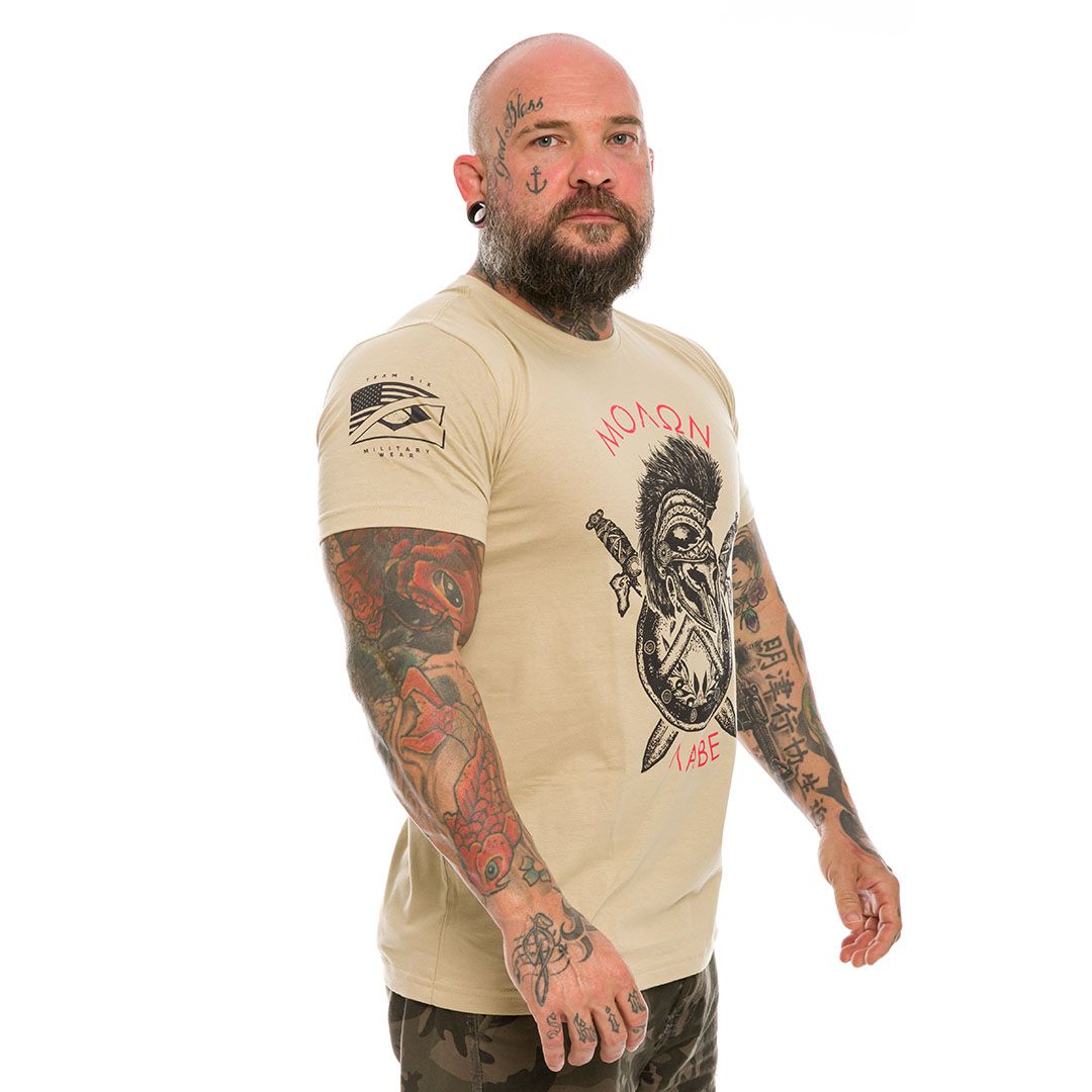 Camiseta Masculina Molon Labe Spartan Team Tático Militar TeamSix Bras ...