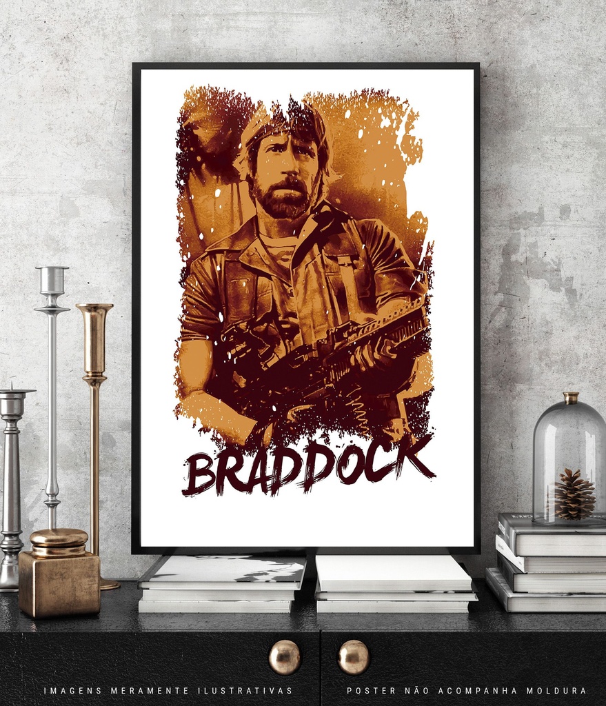 Poster Militar Temático Braddock Tático Militar TeamSix Brasil ...