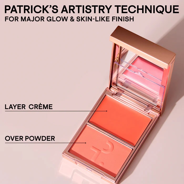 Duo De Blush Cremoso e Pó She´s The Moment - Patrick Ta Beauty - Vintage Make Beauty