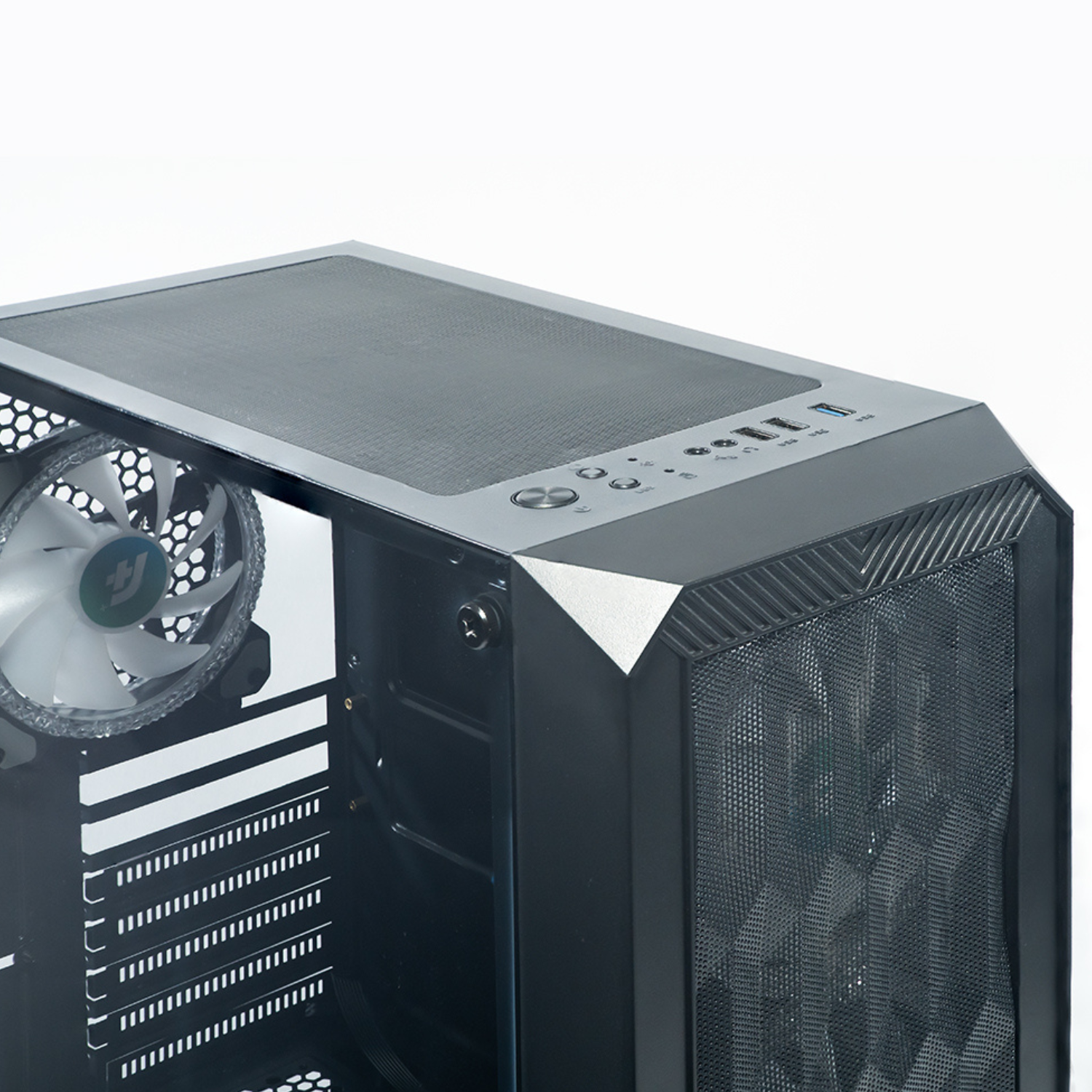 Gabinete Gamer Zohar ATX Mid Tower 4 Fans A-RGB, Vidro Temperado ...