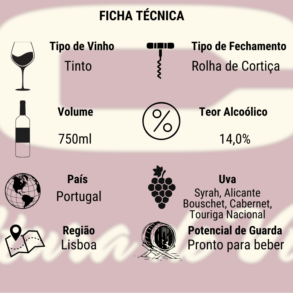 Porta 6 Reserva Tinto 750ml - Cultura do Vinho