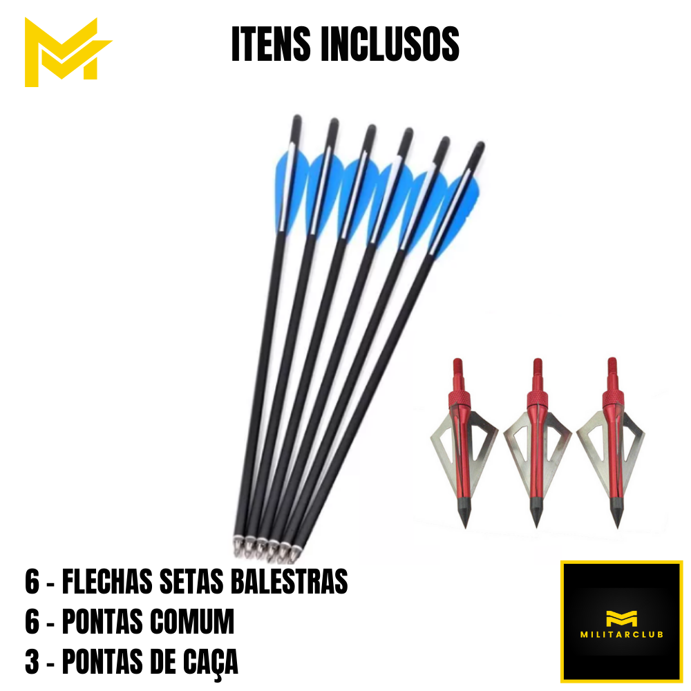 Flecha Seta para Arco e Flecha Balestra Besta - Loja de airsoft ...