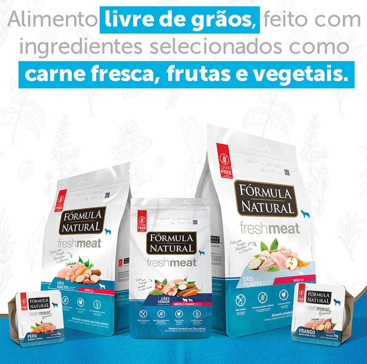 Ração Formula Natural Fresh Meat Cães Adultos Peq Sensitive 2,5kg ...