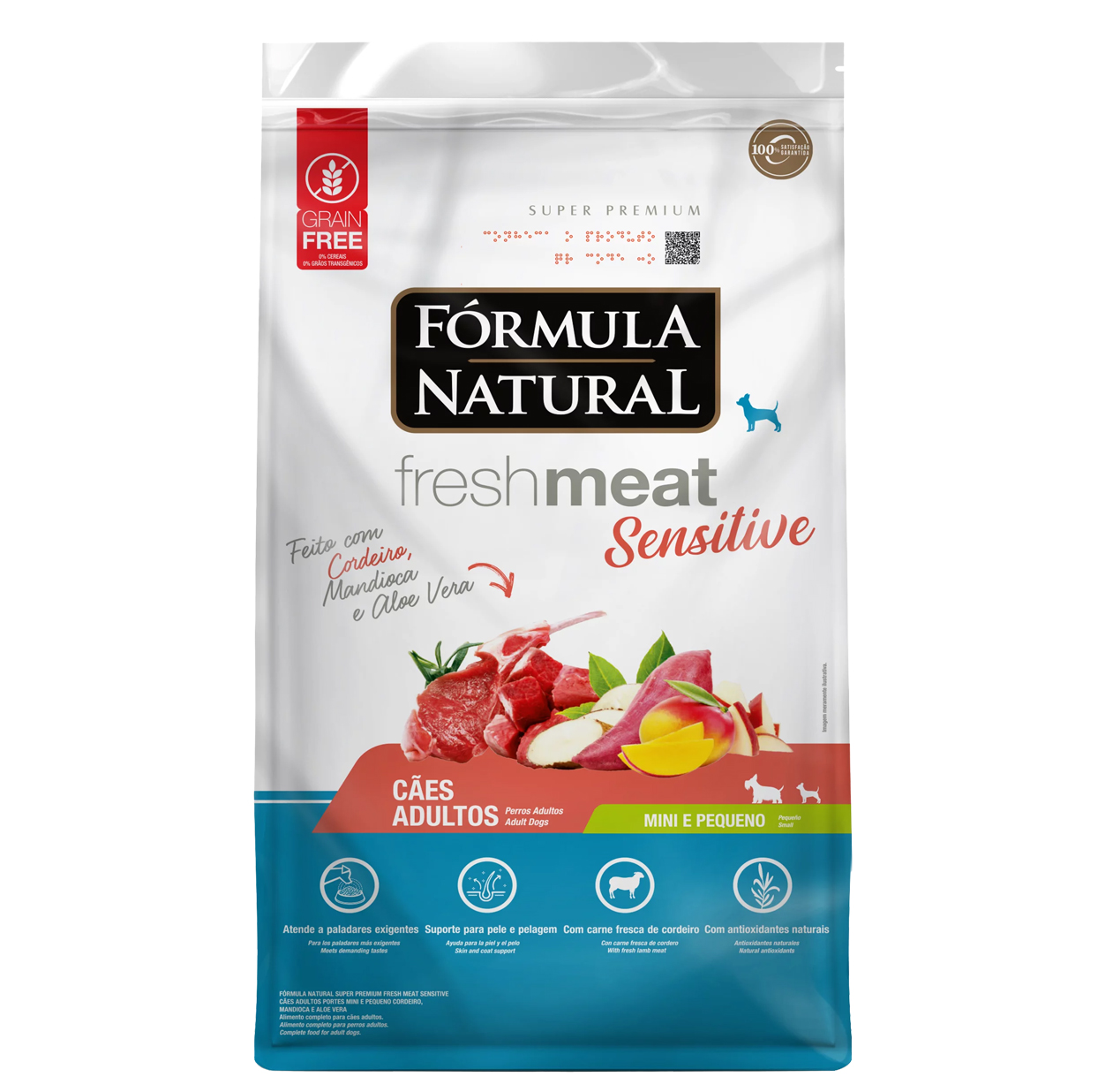 Ração Formula Natural Fresh Meat Cães Adultos Peq Sensitive 2,5kg ...