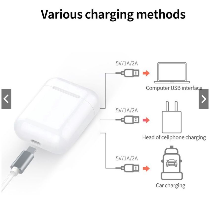 Fone Bluetooth Sem Fio I11 Tws 5.0 AirPods Tws I11 Bluetooth 5.0 ...