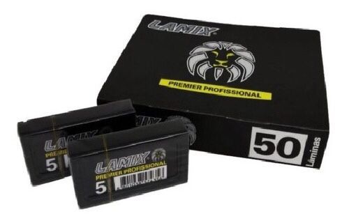 lamix premium 50 lâminas vira 100 - GS - Loja do Barbeiro