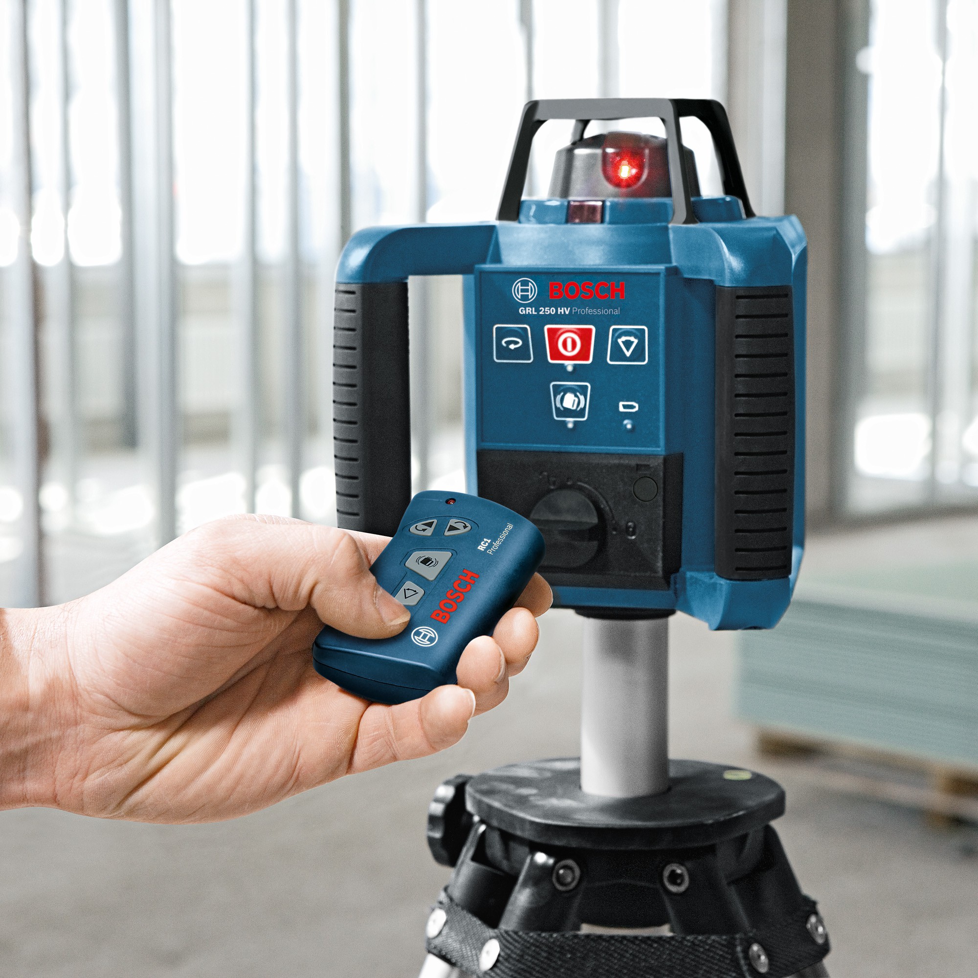 Nível a Laser Rotativo 300 m Bosch GRL 300 HV - Tecnobre