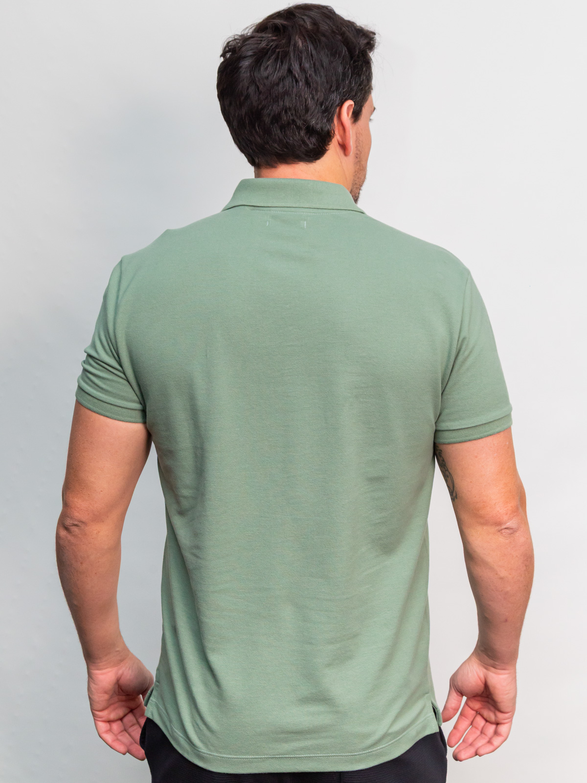 Polo Piquet Verde Calvin Klein - Casa das Camisas