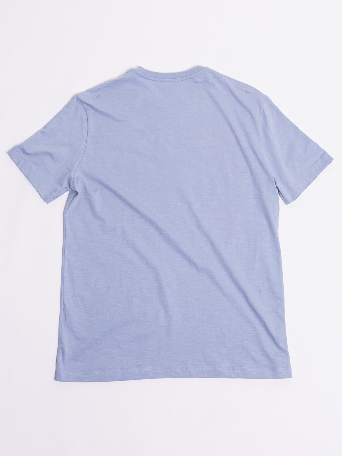 Camiseta Básica Flamê Azul Claro Calvin Klein - Casa das Camisas
