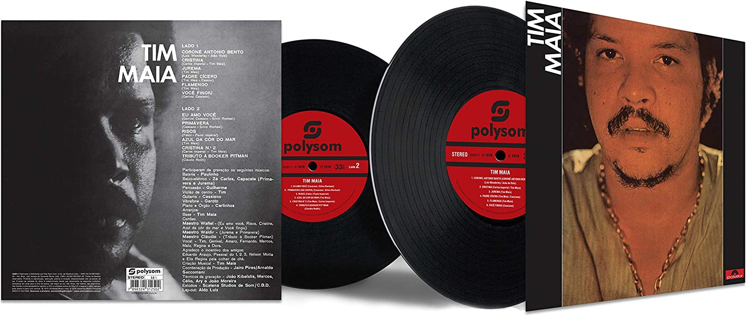 Disco de Vinil Novo - Tim Maia - 1970- LP 12", Preto, 180g, Reedição ...