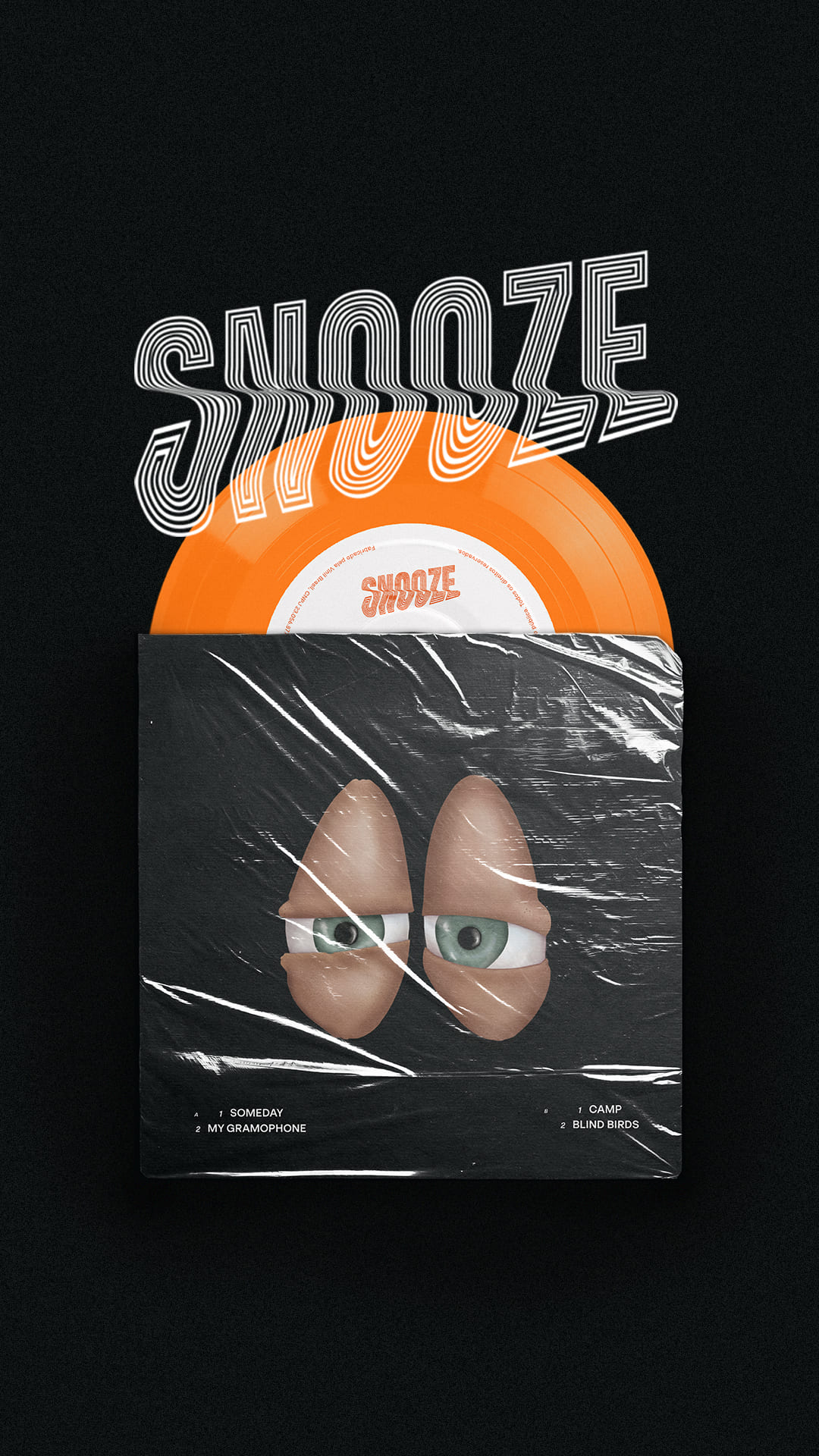 Disco de Vinil - Snooze - Compacto 7", Laranja, Novo, Lacrado - Buzina ...