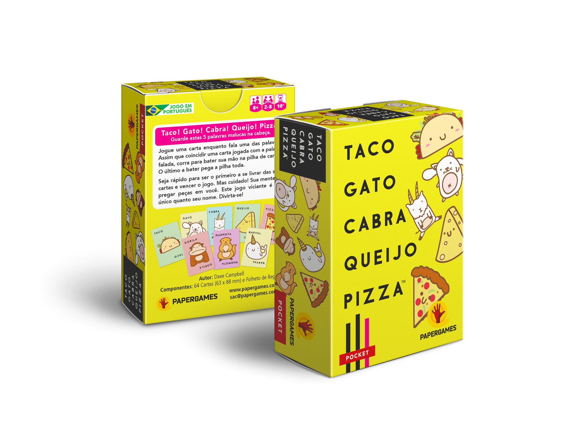Taco! Gato! Cabra! Queijo! Pizza! - Um jogo para toda família - Ludolica