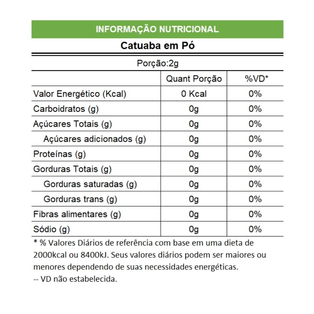 Catuaba Em Pó Pacote 100g | Empório & Cia - Empório & Cia Produtos Naturais