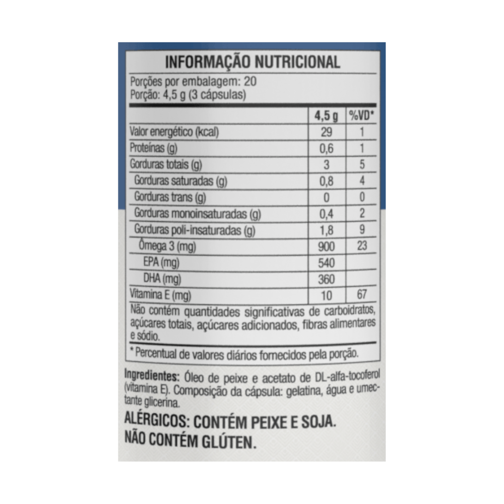 Ômega 3 Epa Dha Vitafort 60 Cápsulas - Empório & Cia Produtos Naturais