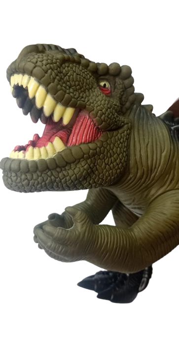 Dinossauro Gigante T-REX Wild World 100% Vinil Verde - Milk Brinquedos ...