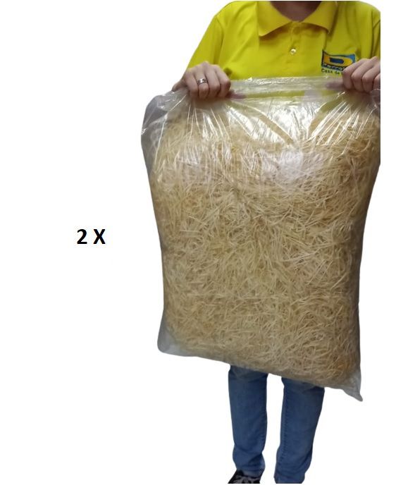 Kit 02 Fardos de Palha Tratada c/ 500g cada ( Total 1kg) - DF - D ...